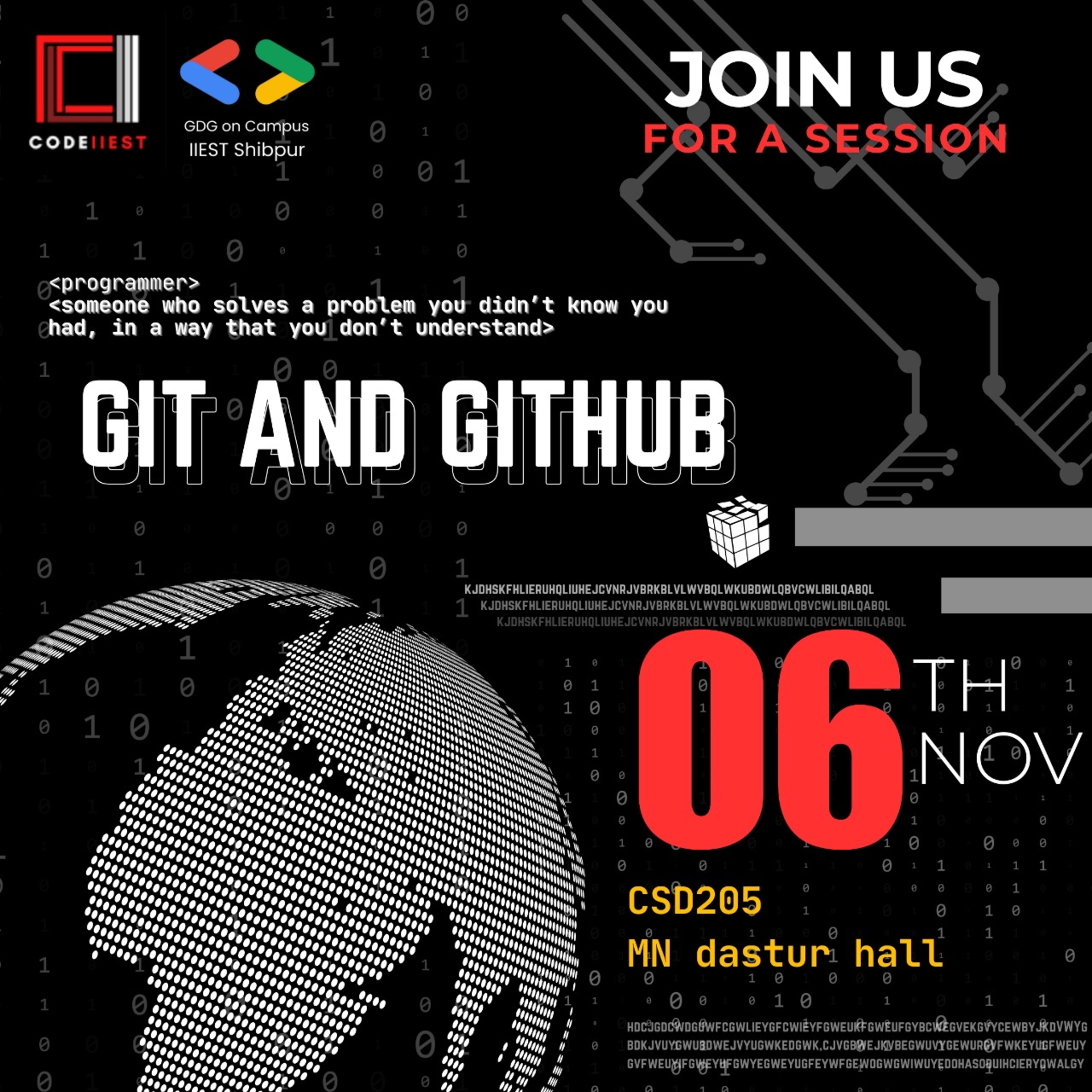 See Git and GitHub Hands-on Workshop at Google Developer Groups GDG on Campus Indian Institute ...